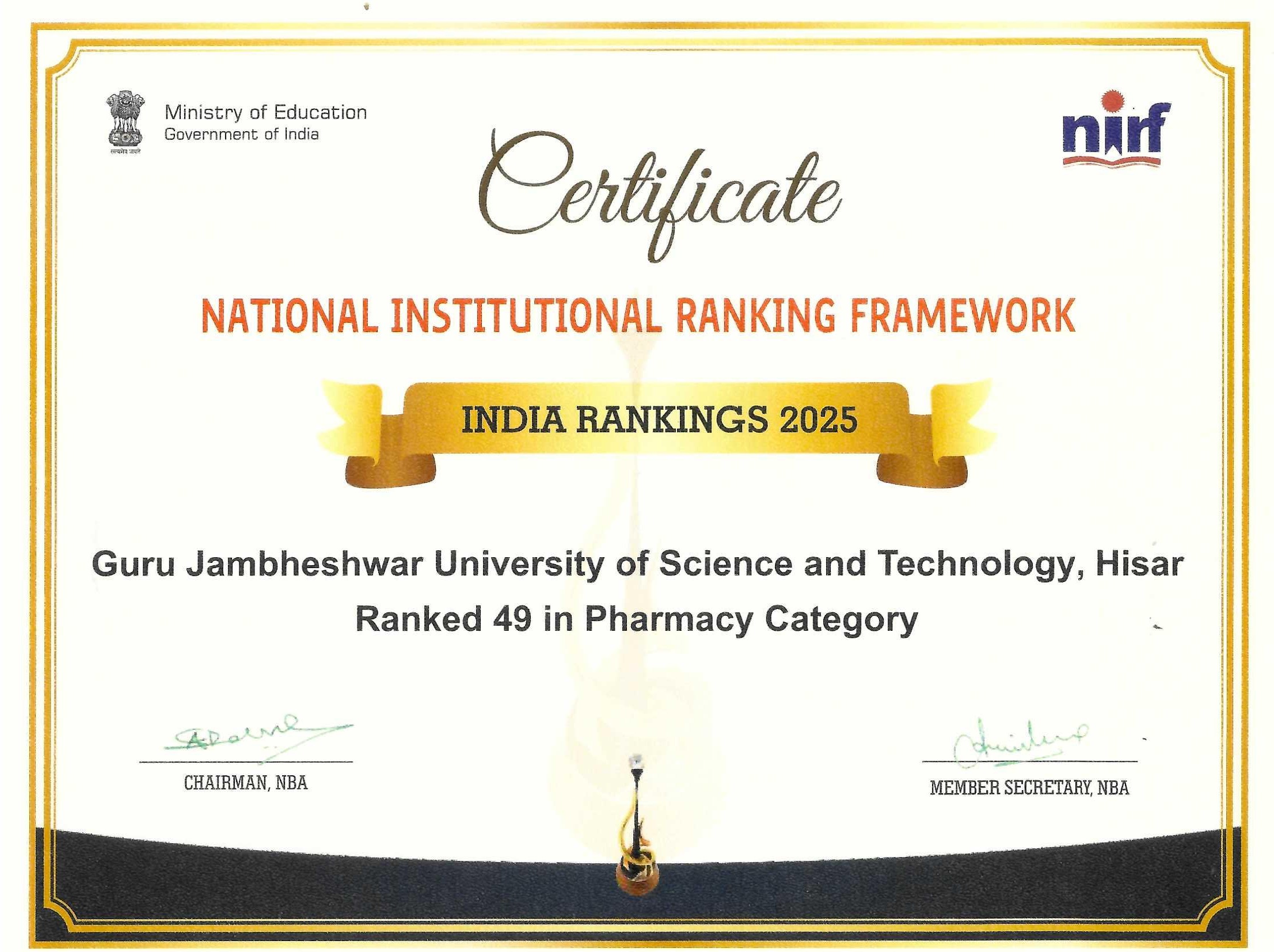 Guru Jambheshwar University of Science & Technology, Hisar - Haryana ...